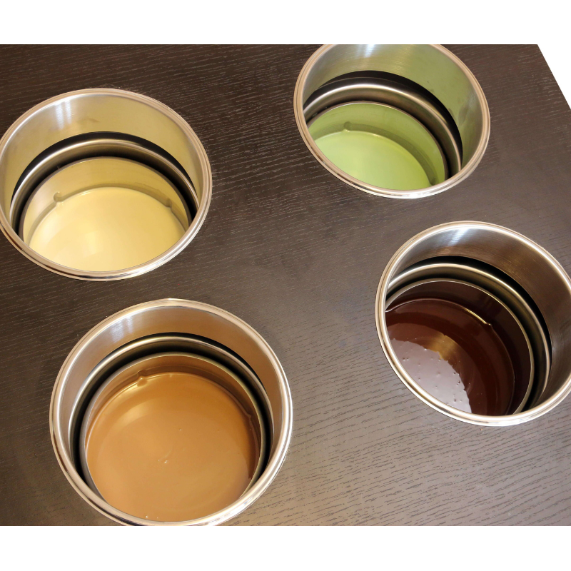 ICB - Cuve de fonte chocolat pour service - 1 mini spot