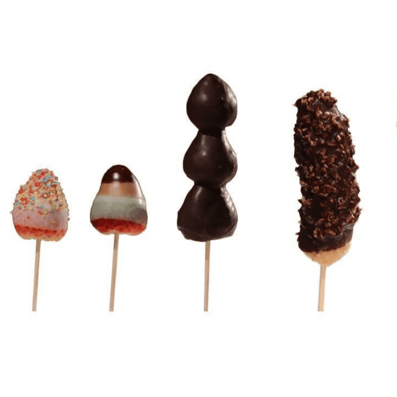 ICB - Cuve de fonte chocolat pour service - 4 mini spots