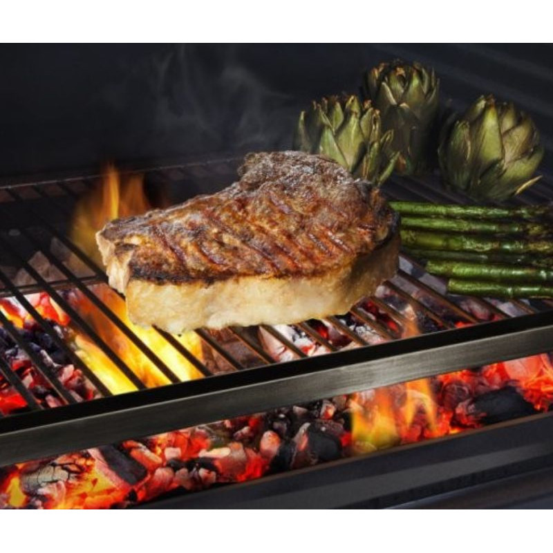 DIAMOND - FOUR BARBECUE CHARBON INOX GN 1/1 60 KG/H - 90 COUVERTS