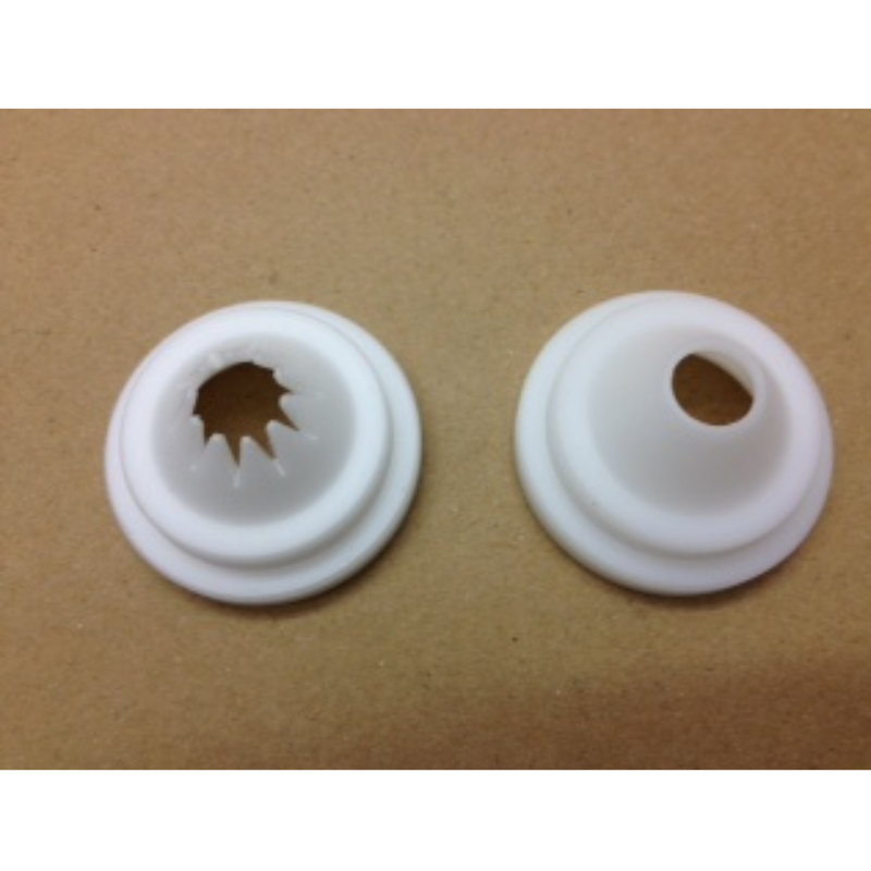 BISMAC ITALIA - Set 6 x 1 douilles unies en Pom C D. 10 mm Z10