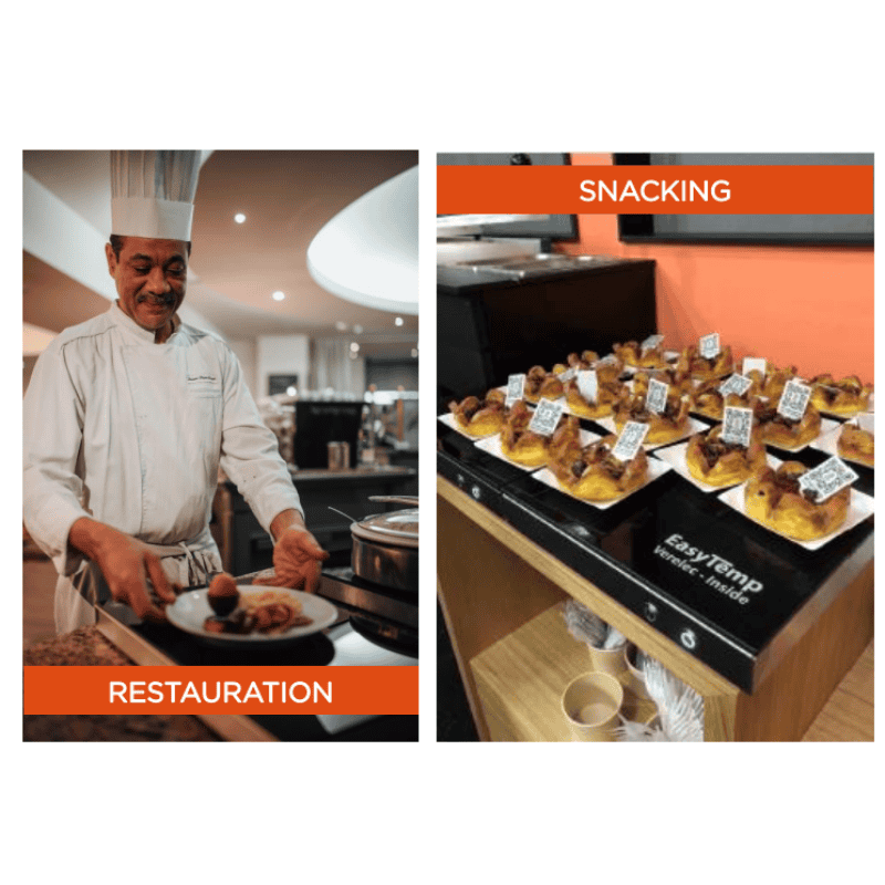 SOFINOR - Plaque chauffante à poser GN2/1 EasyTemp