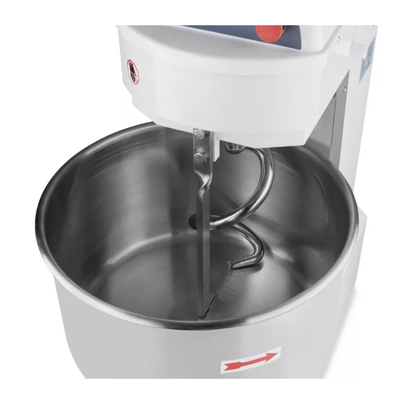 MAXIMA - PÉTRIN À SPIRALE BOULANGERIE 50L - TÊTE ET BOL FIXE - 2 VIT - 400V
