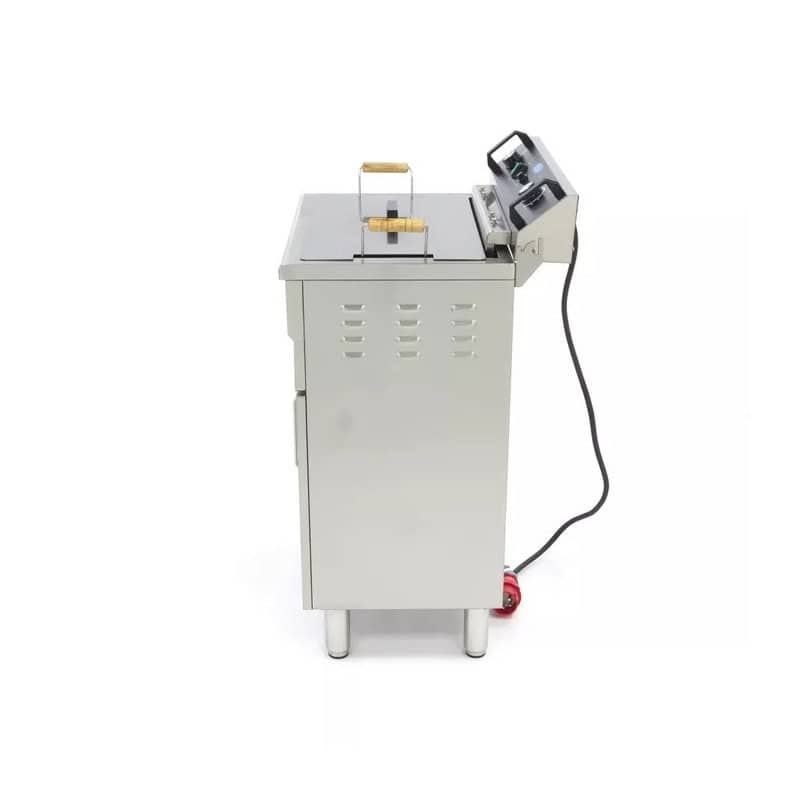 Friteuse-30L-avec-Robinet-et-Sous-bassement|mdb-equipement