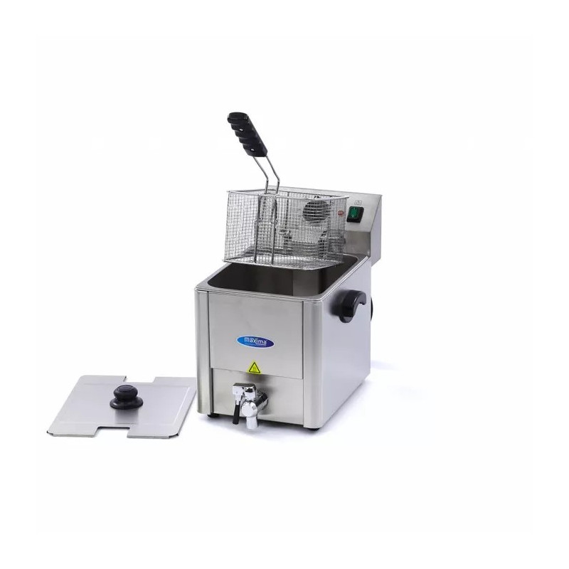 MAXIMA - FRITEUSE PRO ÉLECTRIQUE 8L TACTILE AVEC ROBINET
