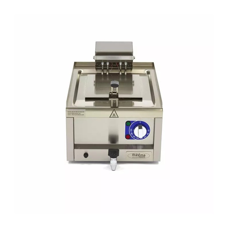 MAXIMA - FRITEUSE PRO 10L ÉLECTRIQUE 40 x 67 CM AVEC ROBINET