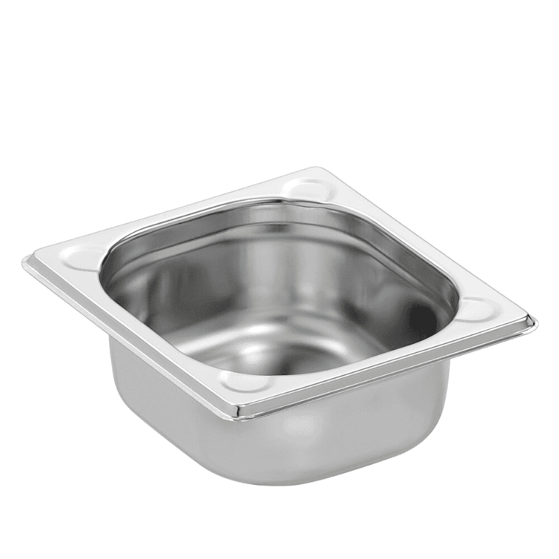 BARTSCHER - 2 X BACS GN 1/6 PROF 65 MM - SATINÉ BASIC LINE