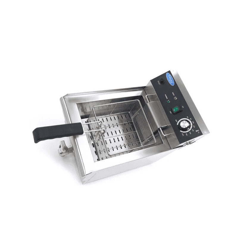 Friteuse-professionnelle-électrique-16-L-avec-Robinet|mdb-equipement